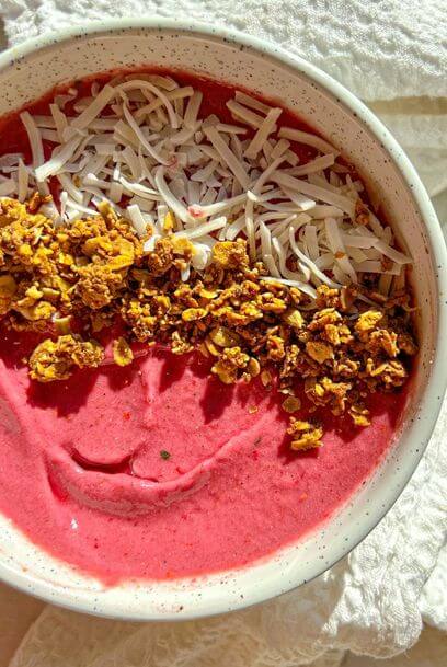 Raspberry Lemonade Protein Smoothie - Laura Live Well