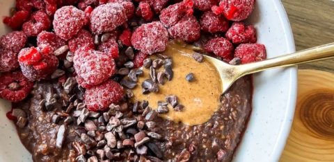 Chocolate Noatmeal aka No-Oat Oatmeal - Laura Live Well