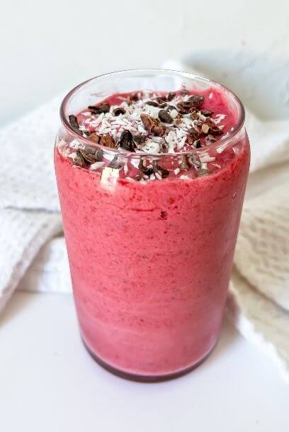 Raspberry Cream Smoothie - Laura Live Well