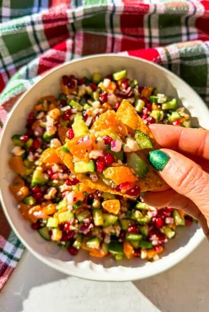 Winter Fruit Salsa Salad - Laura Live Well