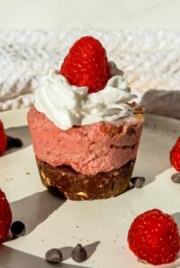 No-Bake Vegan Raspberry Cheesecake - Laura Live Well